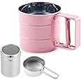 Amazon.com: Emime 3 in1 Stainless Steel Flour Sifter for Baking 3 Cup ...