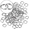 Amazon.com: DNHCLL 200PCS 10MM Stainless Split Rings, Key Chains Link Connector for Connecting ...