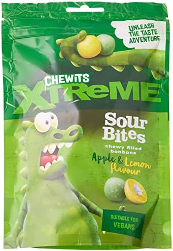 Chewits Xtreme Apple and Lemon Flavour Sour Bites 165 g price in Saudi ...