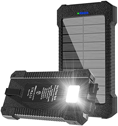 سعر Solar Power Bank 12000mAh, Solar Charger with Solar Panel, Portable ...