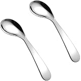 Amazon.com : Adaptive Utensils 2pcs Curved Spoon Set Right Handed ...
