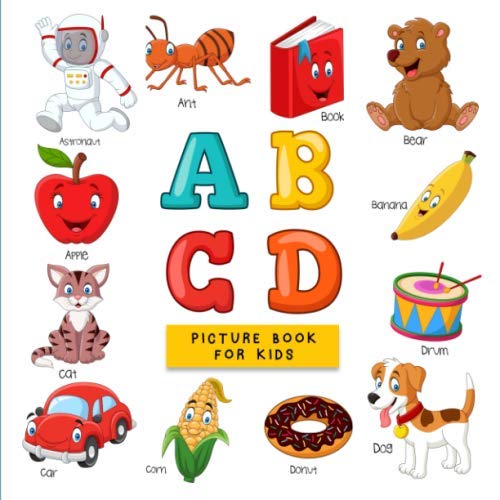ABCD Picture Book for Kids: Learning Alphabets Made Easy : Cube, Wise ...