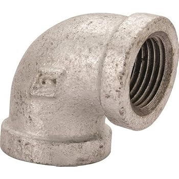 1" FNPT x 3/4" MNPT Galv 90 Degree Street Elbow - - Amazon.com