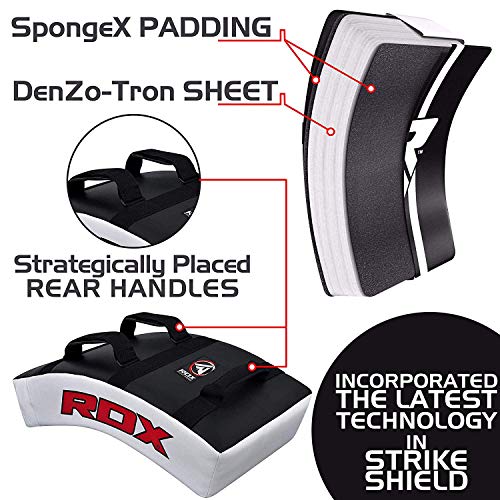RDX Kick Shield for Kickboxing Training |Curved Muay Thai Kicking Pad, Strike Body Shield ...