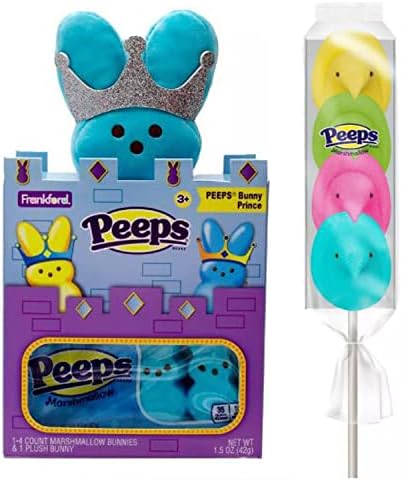 Peeps Easter Plush Prince Castle Bunny Gift Set! Includes Plush Easter ...