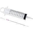 Amazon.com: hyddeb 100ml Large Syringe with 4 Inch 18G Blunt Needle and ...