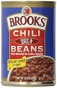 Amazon.com : Brooks Hot & Spicy Chili Beans 15.5 oz (Pack of 24 ...