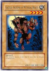 Amazon.com: Yu-Gi-Oh! - Gazelle the King of Mythical Beasts (DLG1-EN044) - Dark Legends ...