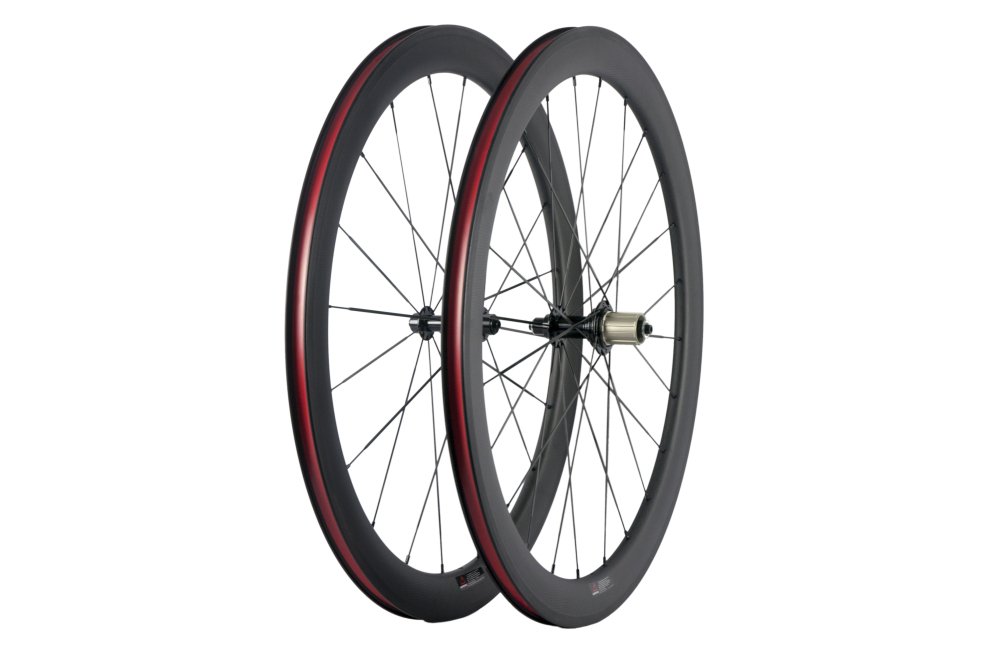 Mua Carbon Fiber Road Bike Wheels 50mm Clincher Wheelset 700c Racing ...