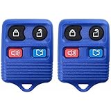 Amazon.com: 2 KeylessOption Blue Replacement 3 Button Keyless Entry ...