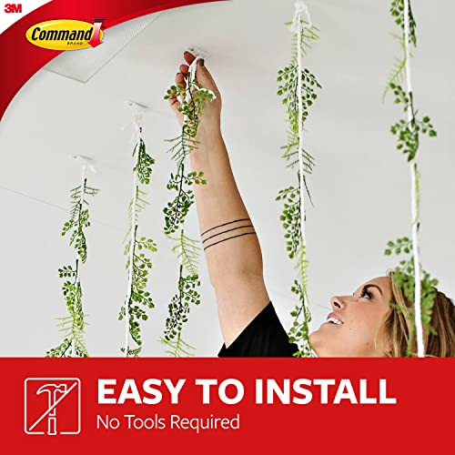 Command Ceiling Hooks, Total 12 Hooks with 16 Command Strips, 4 Pack of ...