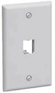 Amazon.com: Panduit CFP1WH 1-Gang 1-Port Faceplate, White : Electronics