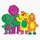 Amazon.com: Barney The Dinosaur and Friends Quadro Sticker Decal Size 5 ...