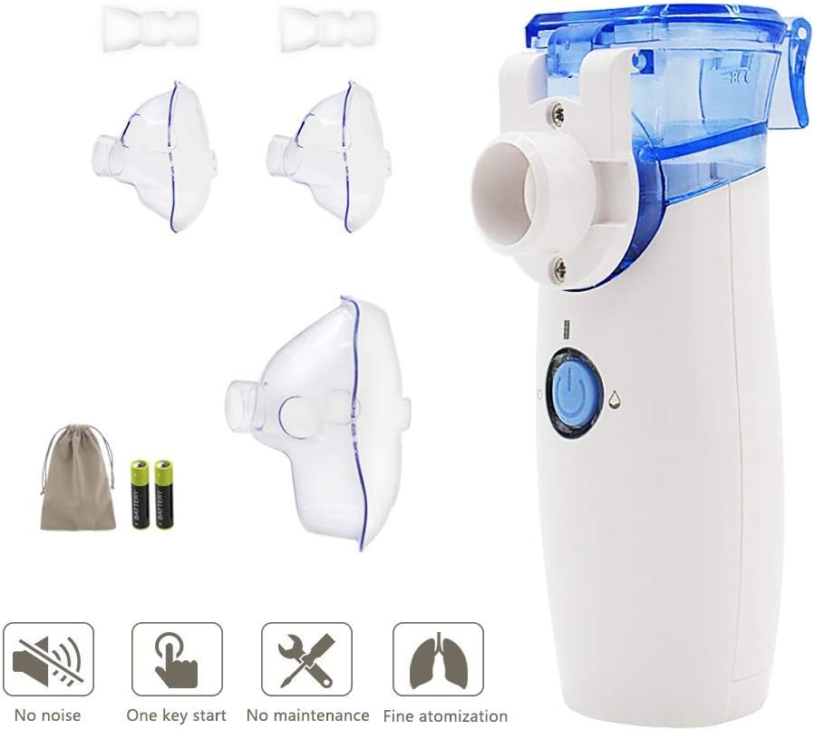 Portable Mesh Inhalator für Kinder mit Akkus Air Angel (Blau): Amazon ...