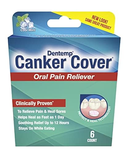 Dentemp Canker Cover - Canker Sore Medicine Pain Reliever (6 Counts ...