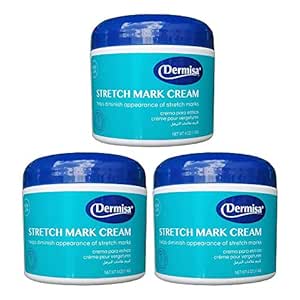 Amazon.com : 3-pack Dermisa Cream Stretch Mark Cream 4 oz : Beauty ...
