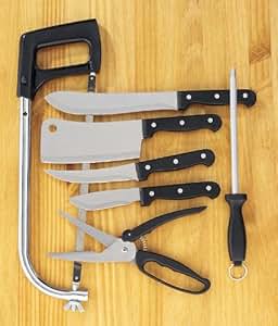 Amazon.com: Sportsman 10 Piece Meat Processing Knife Set: Kitchen & Dining