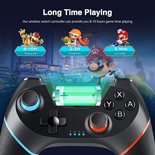 Wireless Pro Controller Compatible with Switch, YCCTEAM Remote Gamepad ...