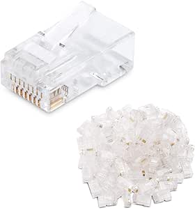 Cable Matters 100-Pack CAT6 RJ45 Modular Plugs (RJ45 Connectors / Cat6 ...