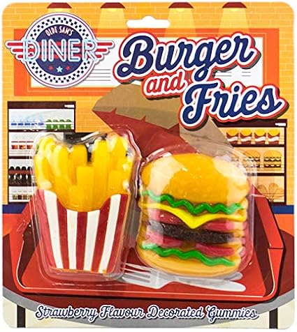 Giant Gummy Burger and Fries: Amazon.co.uk: Grocery