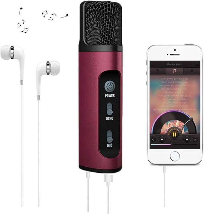 Karaoke Micro pour téléphone portable, Roop Modificateur de voix ...