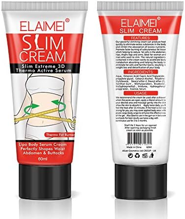 Cellulite Removal Slimming Cream, Hot Cream for Thighs, Legs, Abdomen ...