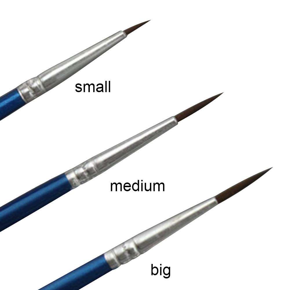 Set di pennelli Pennelli dettagli penna disegno linea Thin Hook Art ...