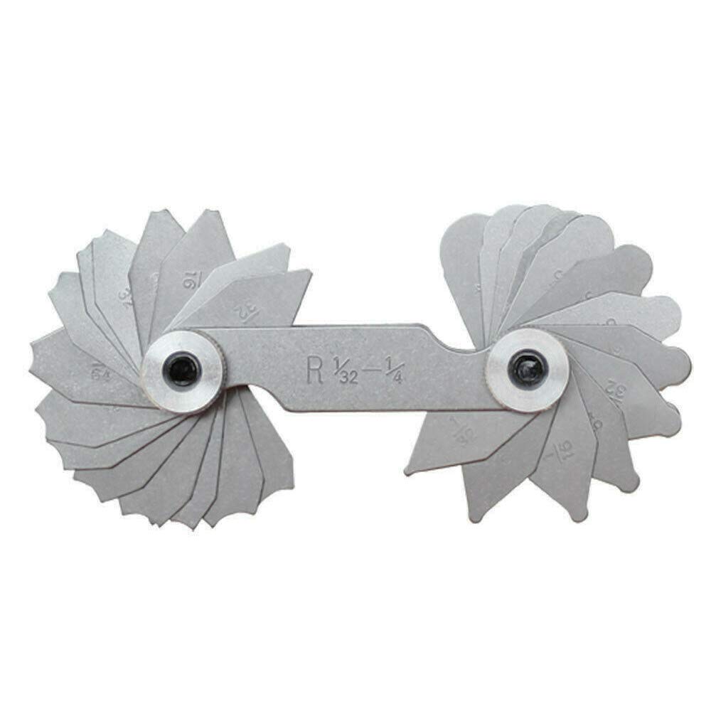 Thaweesuk Shop New 30Pcs. Radius Gage Set 1/32" to 1/4" by 64ths ...