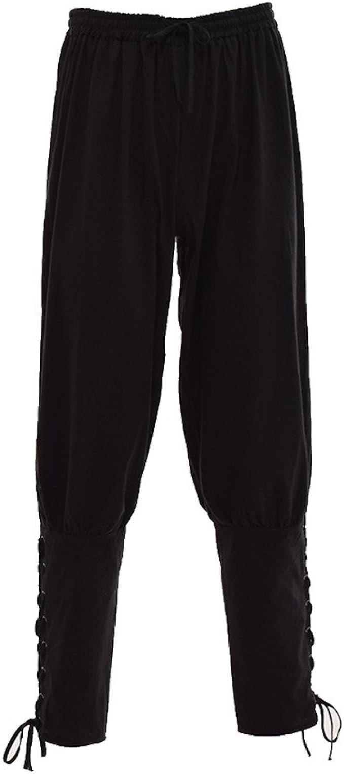 GRACEART Homme Renaissance Culotte Bouffante Pantalon Médiéval Viking ...