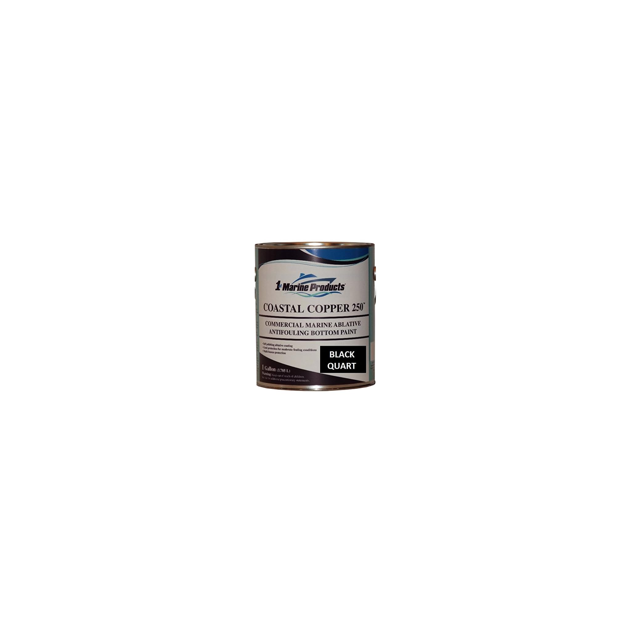 Coastal Copper 250 Ablative Antifouling Bottom Paint Black Quart ...