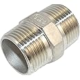 Amazon.com: Megairon 1" x 1" NPT Male Threaded Hex Nipple,Stainless Steel 304 Quick Coupler Pipe ...