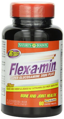 Nature's Bounty Flex-a-Min Super Glucosamine 2000 Plus, 60 Tablets in ...