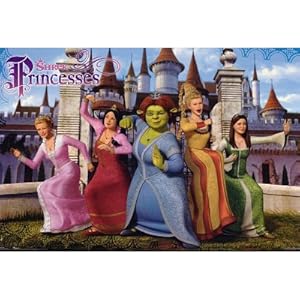 Amazon.com: (24x36) Shrek 3 Movie (Princess Fiona) Poster Print ...