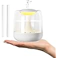 Amazon.com: Mini Cool Mist Humidifier for Home Bedroom, 440ml Top Fill USB Personal Desktop ...