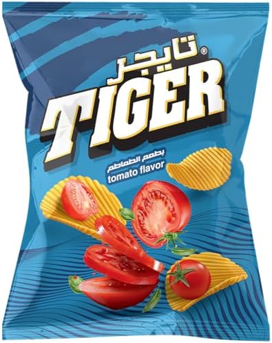 Tiger Tomato Flavor Potato Chips – Bold & Tangy Family Snack – Classic ...