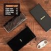 FANKAI Cigar Case with Cigar Cutter-PU Leather Cigar Humidor-Travel ...
