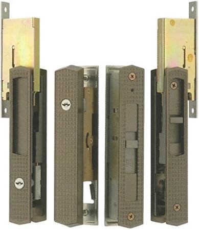 Amazon | YKK アルミサッシ 引戸錠 召合せ + 戸先 KH-311 キー3本付属 鍵 交換 取替え KH311 KH-305代替品 引戸 引違戸 | ドア用金物