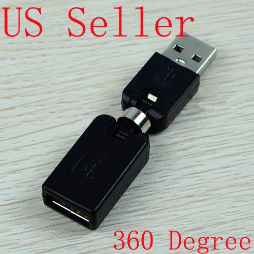 FYL Standard USB 360¡ã Swivel Adapter Twist Angle Connector Right ...