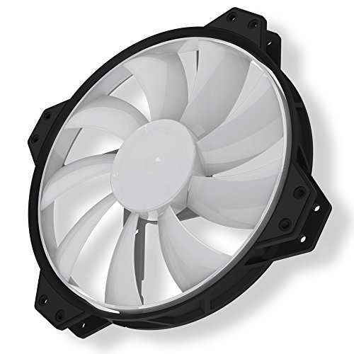Cooler Master MasterFan MF200R RGB Lighting Fan, RGB 4-Pin Customizable ...