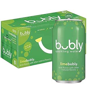 Amazon.com: bubly Sparkling Water, Lime, 12 fl oz. cans (8 Pack) : Grocery & Gourmet Food