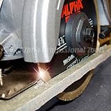 Alpha Porcellana 4-3/8" Diamond Blade for Wet cutting Porcelain Tile or ...