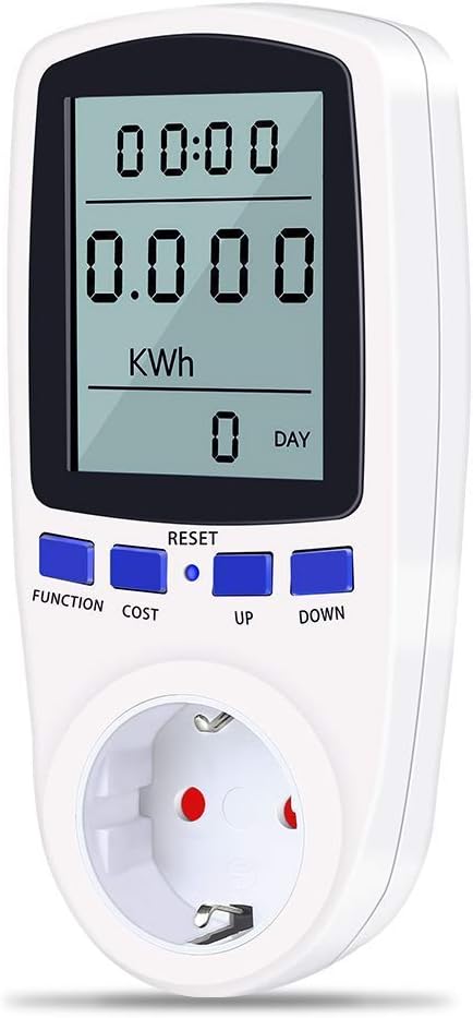Misuratore di Potenza Contatore del Consumo di Corrente, Misuratore dei ...