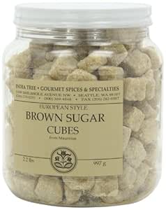 Amazon.com : India Tree Brown European-Style Sugar Cubes, 2.2 lb (Pack ...
