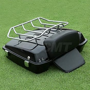 Amazon.com: TCMT Razor Tour Pack Trunk Luggage Rack Backrest Fits For ...