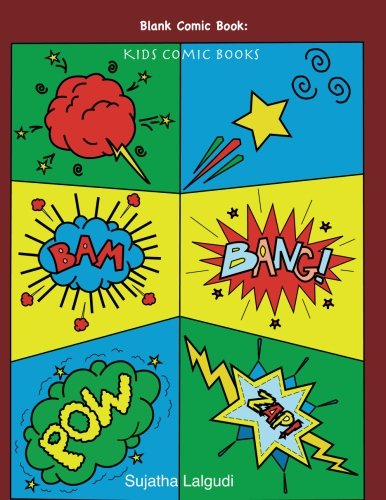 Blank Comic Book: Kids comic books: 100 Pages Large 8.5" x 11" Blank ...