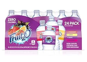 Amazon.com: Fruit2O Flavored Water, 24 Piece Variety Pack, 20 Ounce ...