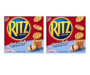 Amazon.com : Nabisco Ritz Crackers Hint of Salt, 13.7oz(388g) Pack of 2 ...