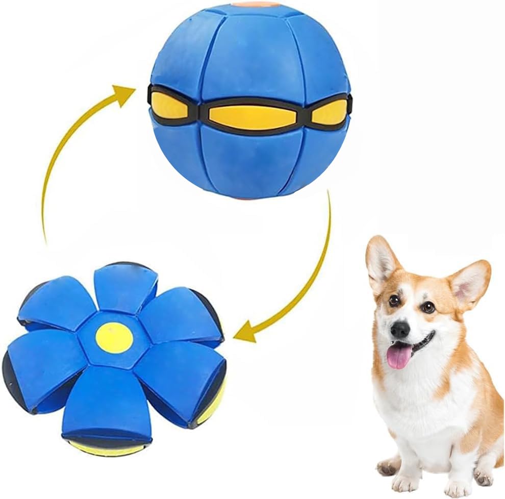 UFO Magic Ball, Portable Pet Toy Flying Saucer Ball, Creative Doggy ...