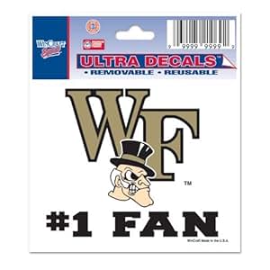 Amazon.com: Wake Forest University Ultra Decal 3x4 #1 FAN: Everything Else