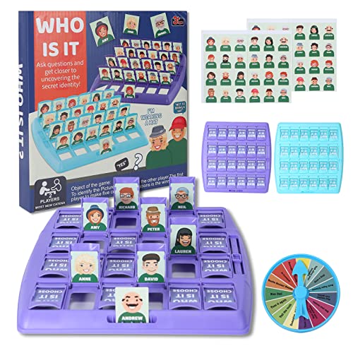 Who is It? Board Game for Kids, Who is it Game for Kids, Guess Game for ...